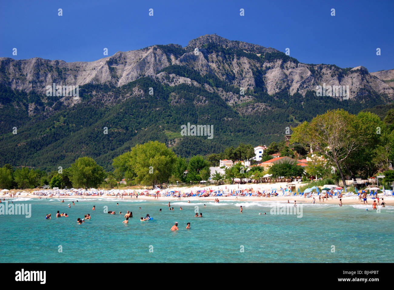 Chrysi Ammoudia Beach Greek North Aegean Island of Thassos Greece EU ...