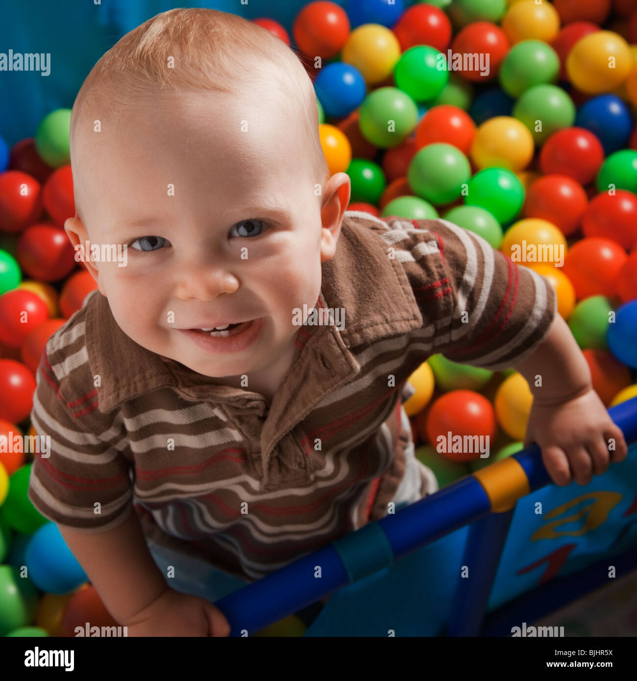 Toddler in ball room Stock Photo - Alamy