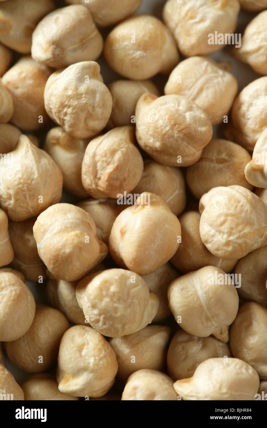 Chickpeas texture background at studio over white Stock Photo - Alamy