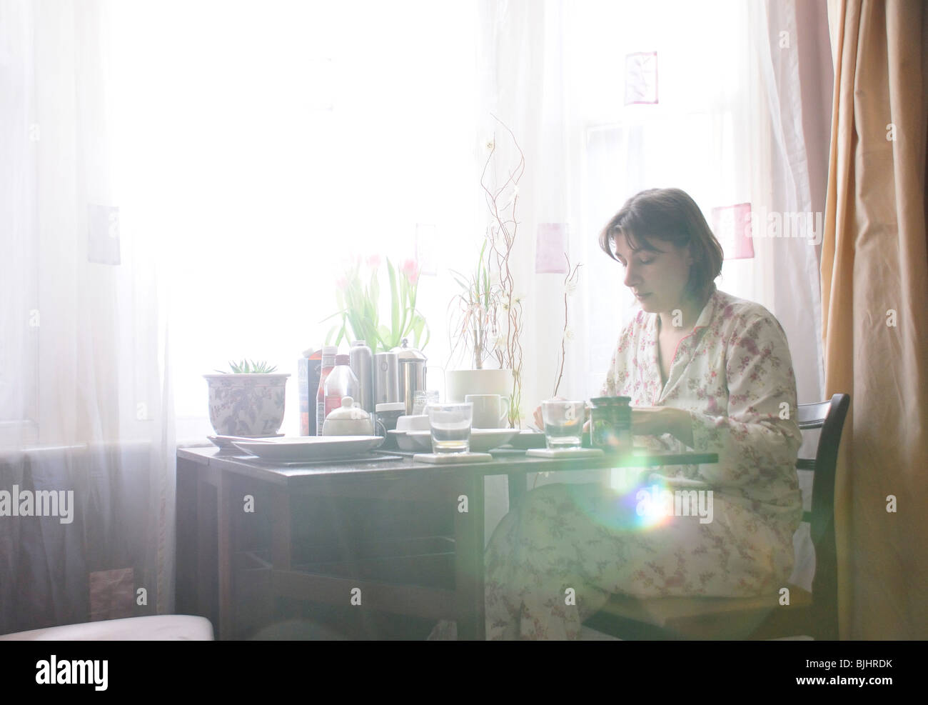 Bay window inside hi-res stock photography and images - Alamy