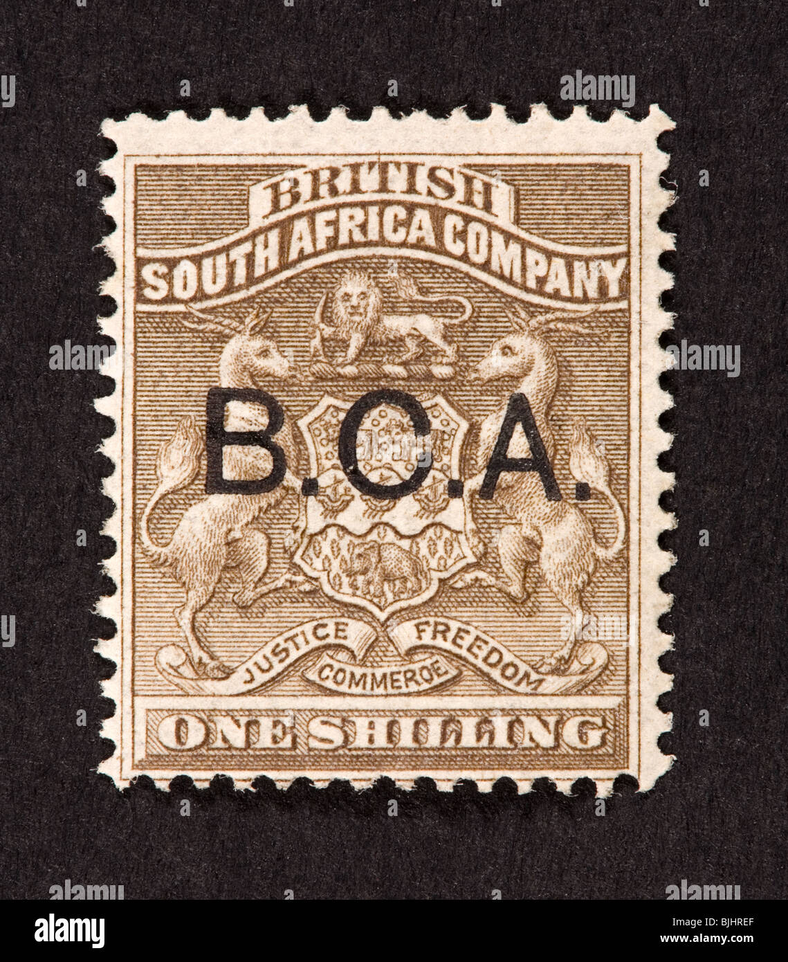 Postage stamp from British South Africa Company (Nyasaland Protectorate ...