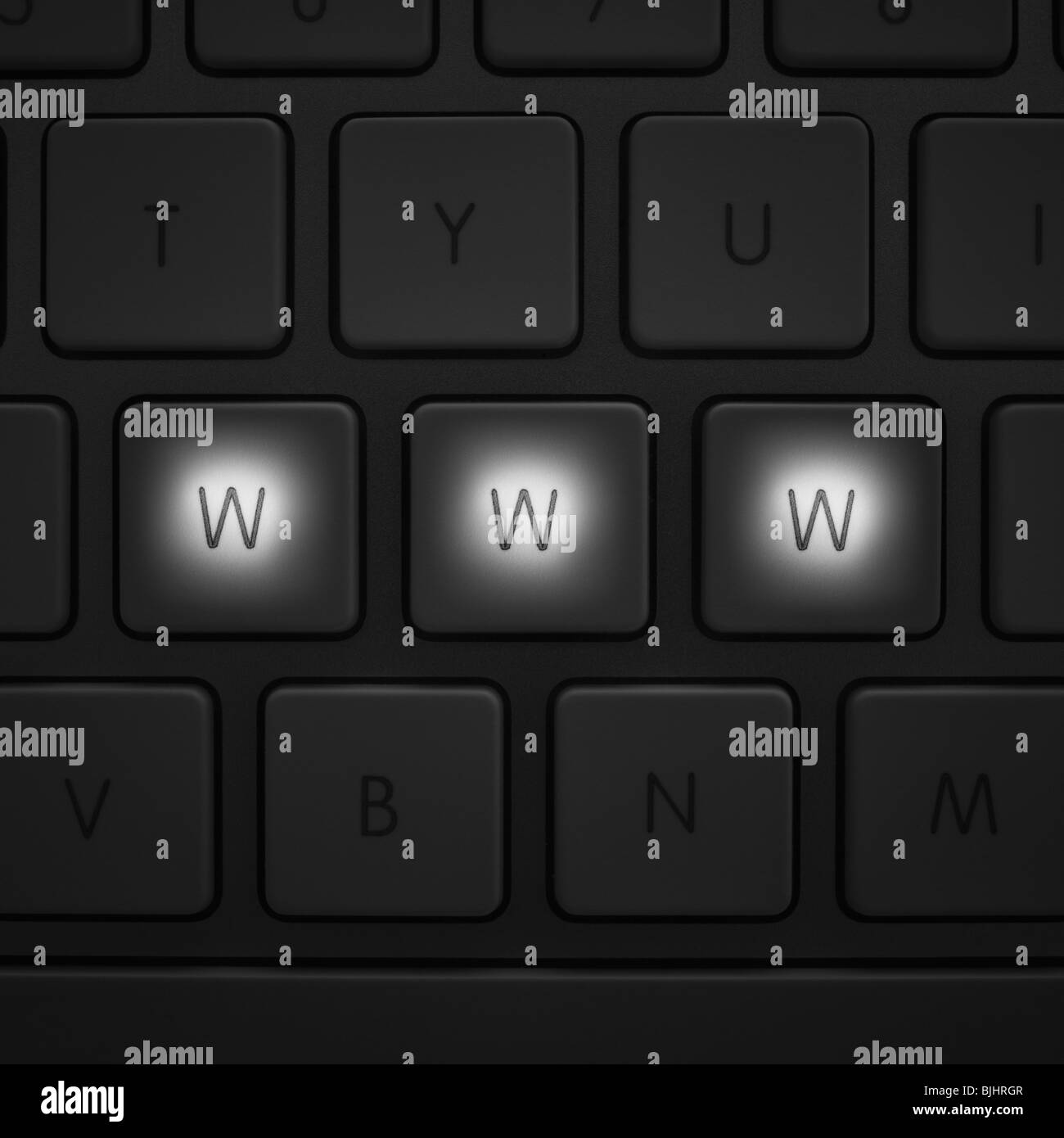 Keys on keyboard Stock Photo - Alamy