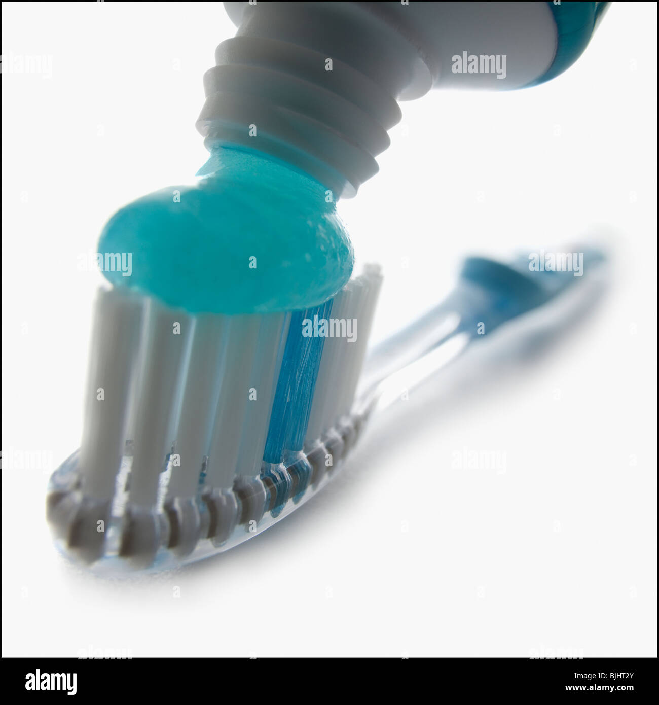 Toothbrush and toothpaste Stock Photo - Alamy