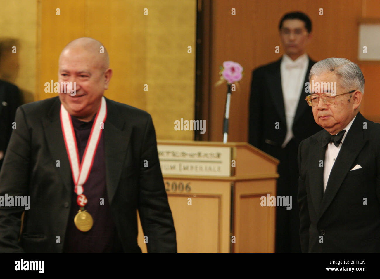 Laureates of the 2006 Praemium Imperiale art awards, Tokyo, Japan, on ...