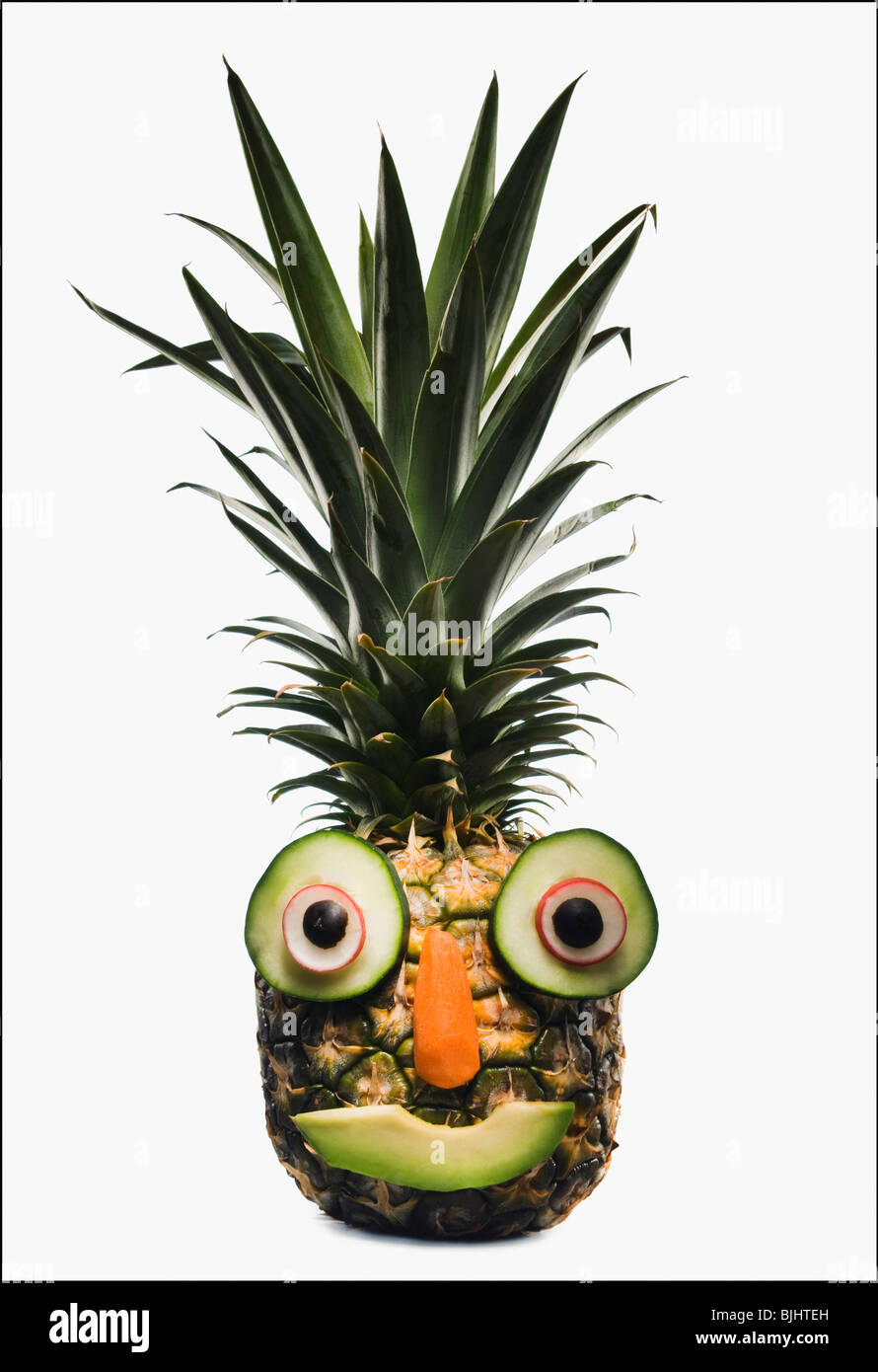 Cute Face With Pinnapples