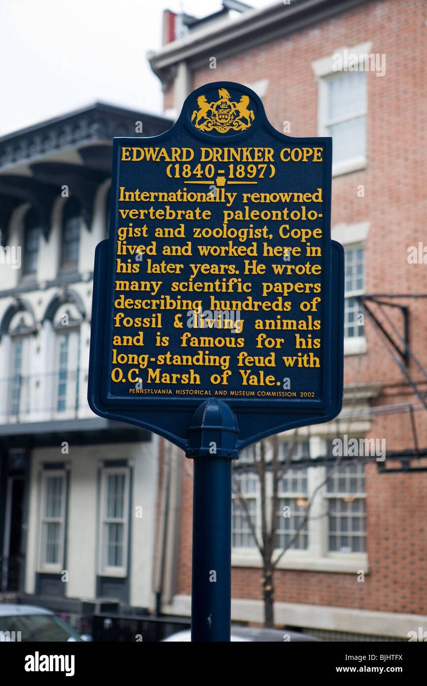 Edward Drinker Cope (1840-1897) Internationally renowned vertebrate ...