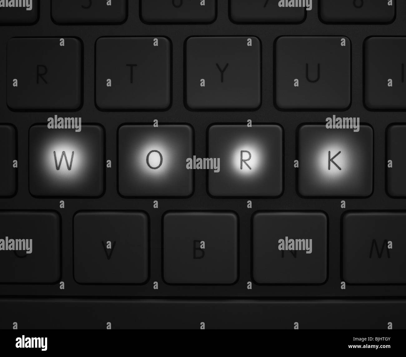 Keys on keyboard Stock Photo - Alamy