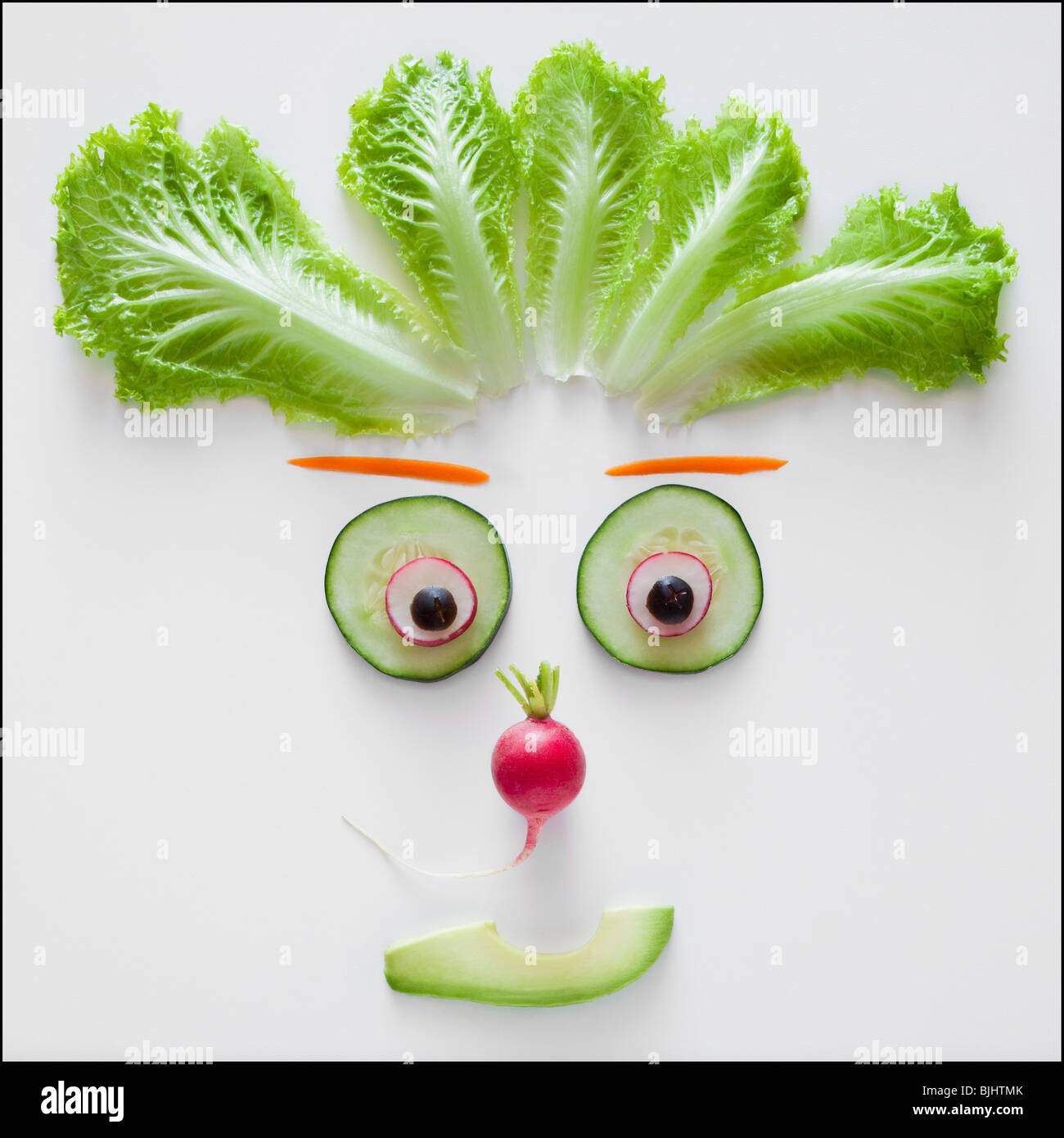 Smiley face vegetables hi-res stock photography and images - Alamy