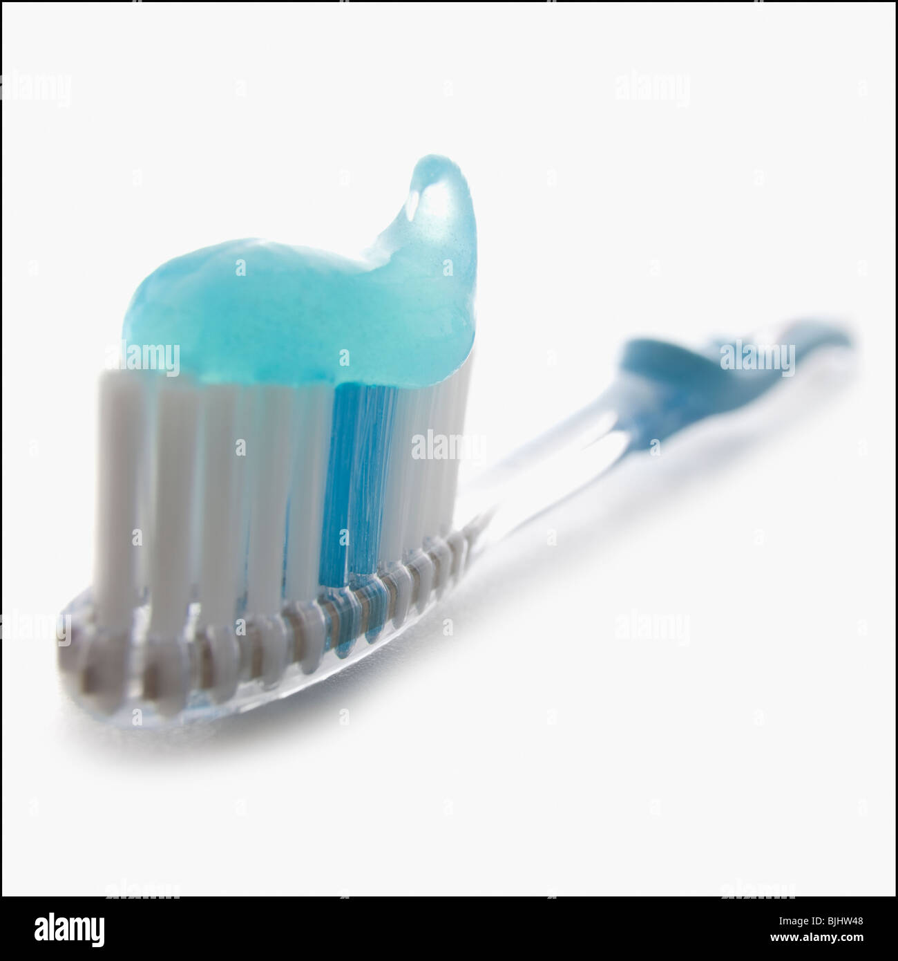 Toothbrush and toothpaste Stock Photo - Alamy