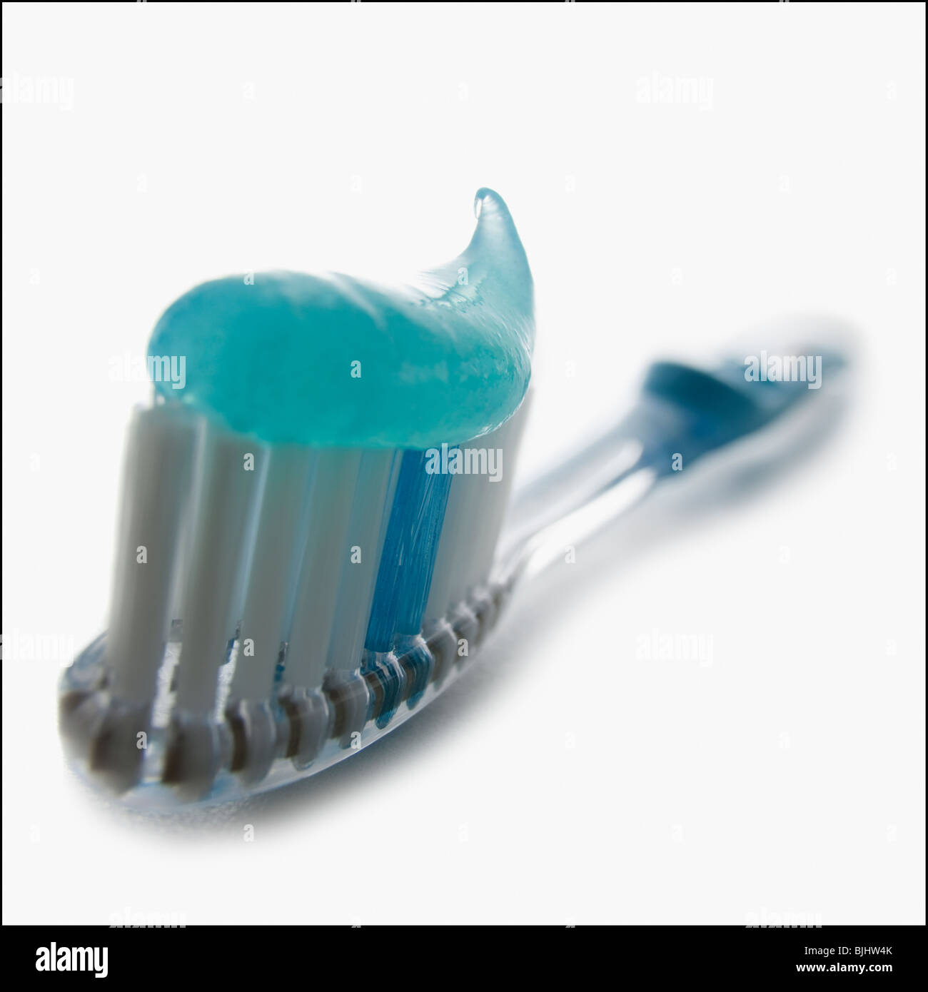 Toothbrush and toothpaste Stock Photo - Alamy