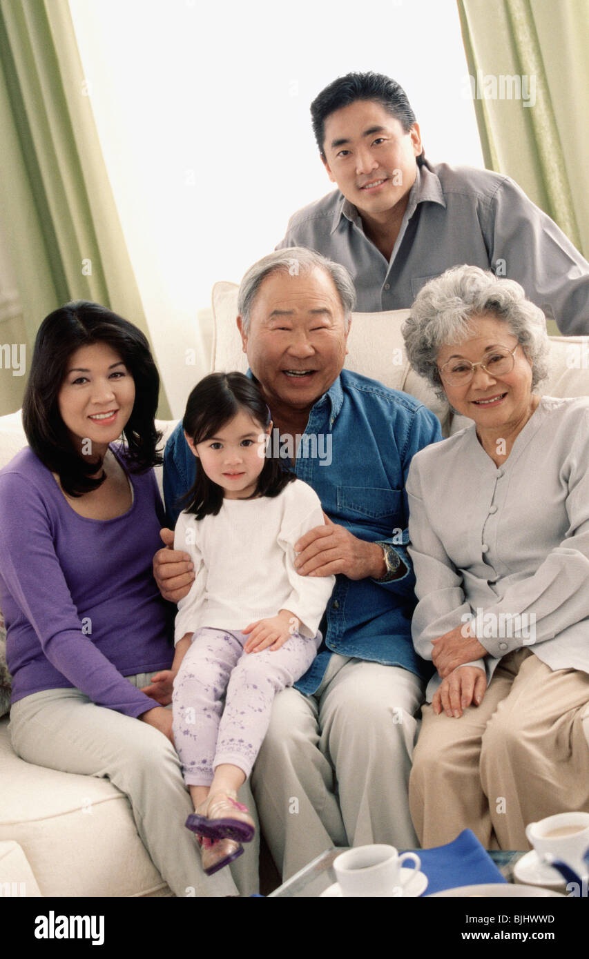 Japanese generations family hi-res stock photography and images - Alamy