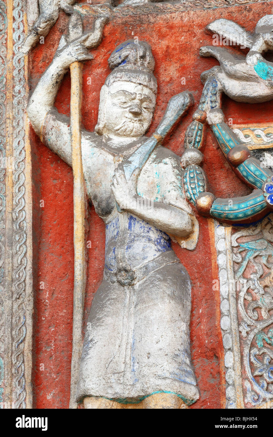 The Yungang Grottoes are ancient Buddhist temple grottoes near the city ...