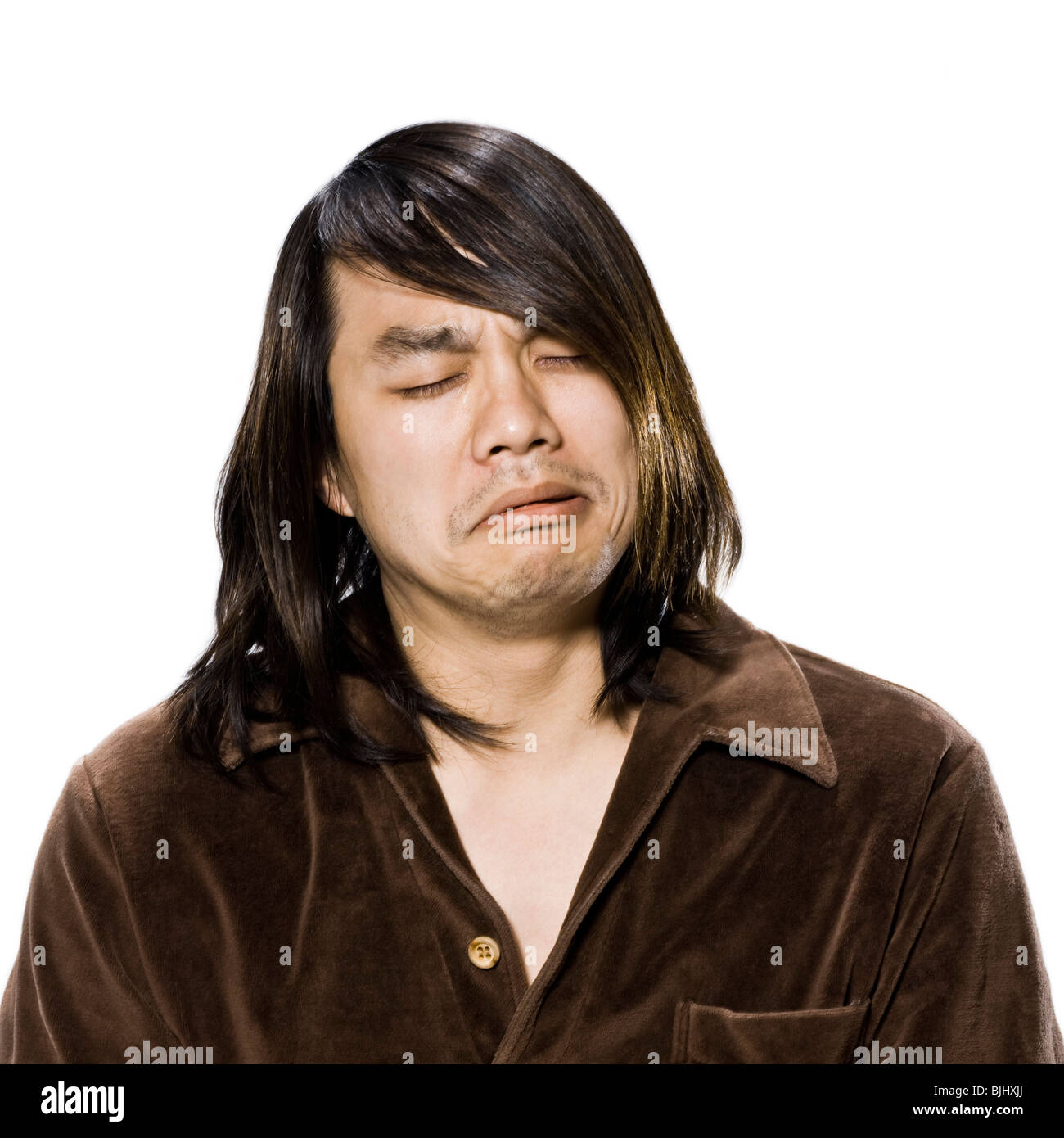 man making a face and crying Stock Photo - Alamy