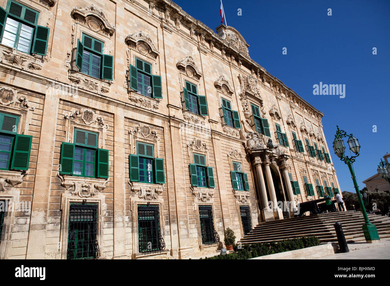 Government Palace Valletta, Malta Stock Photo - Alamy