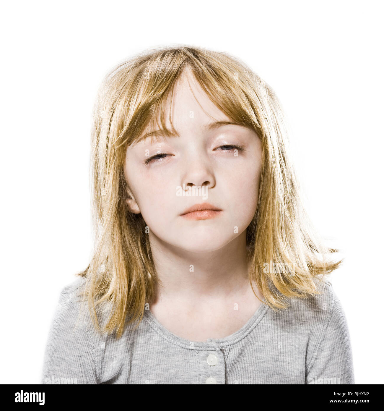 girl falling asleep Stock Photo - Alamy