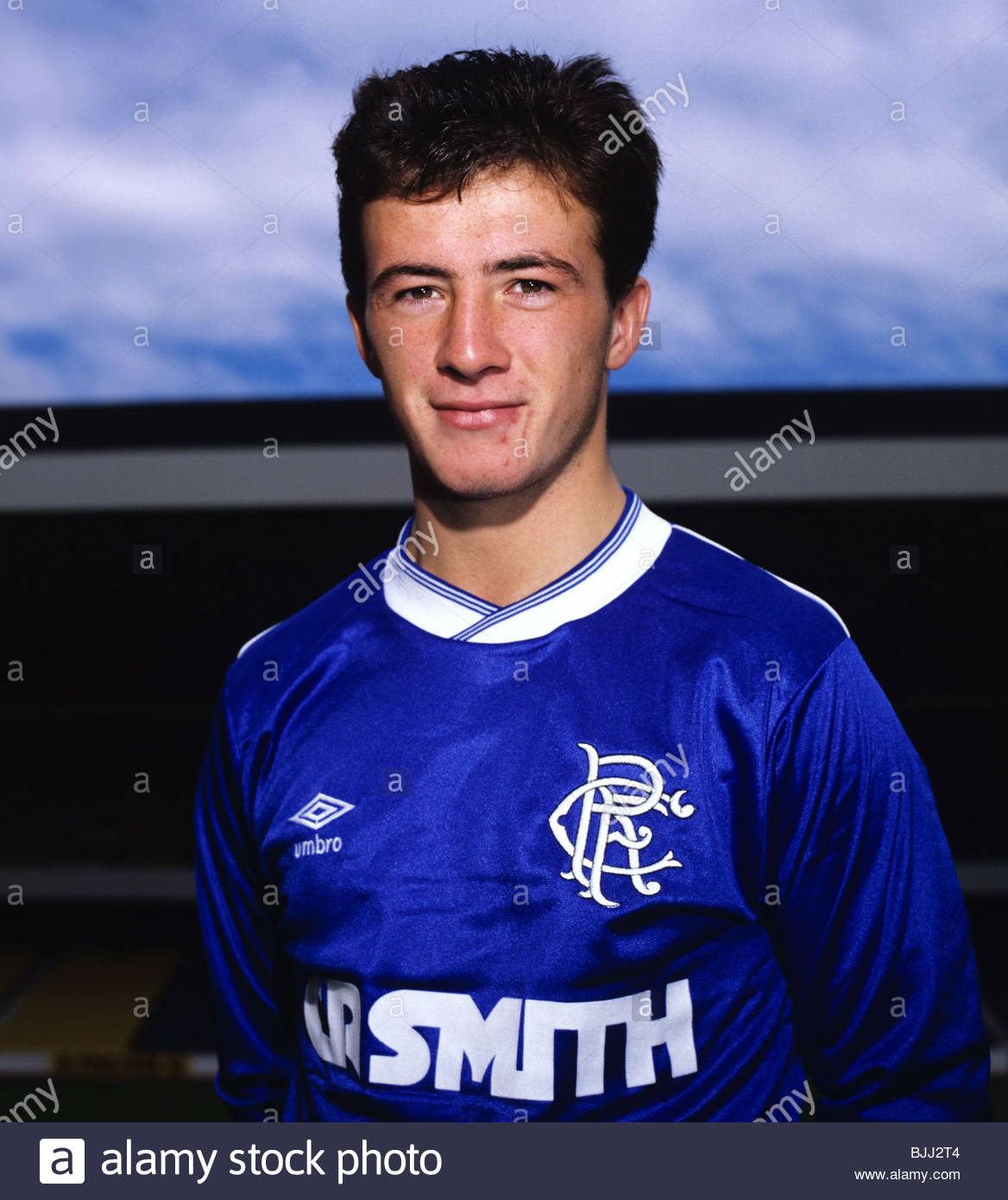 SEASON 1986/1987 RANGERS Derek Ferguson Stock Photo, Royalty Free Image ...