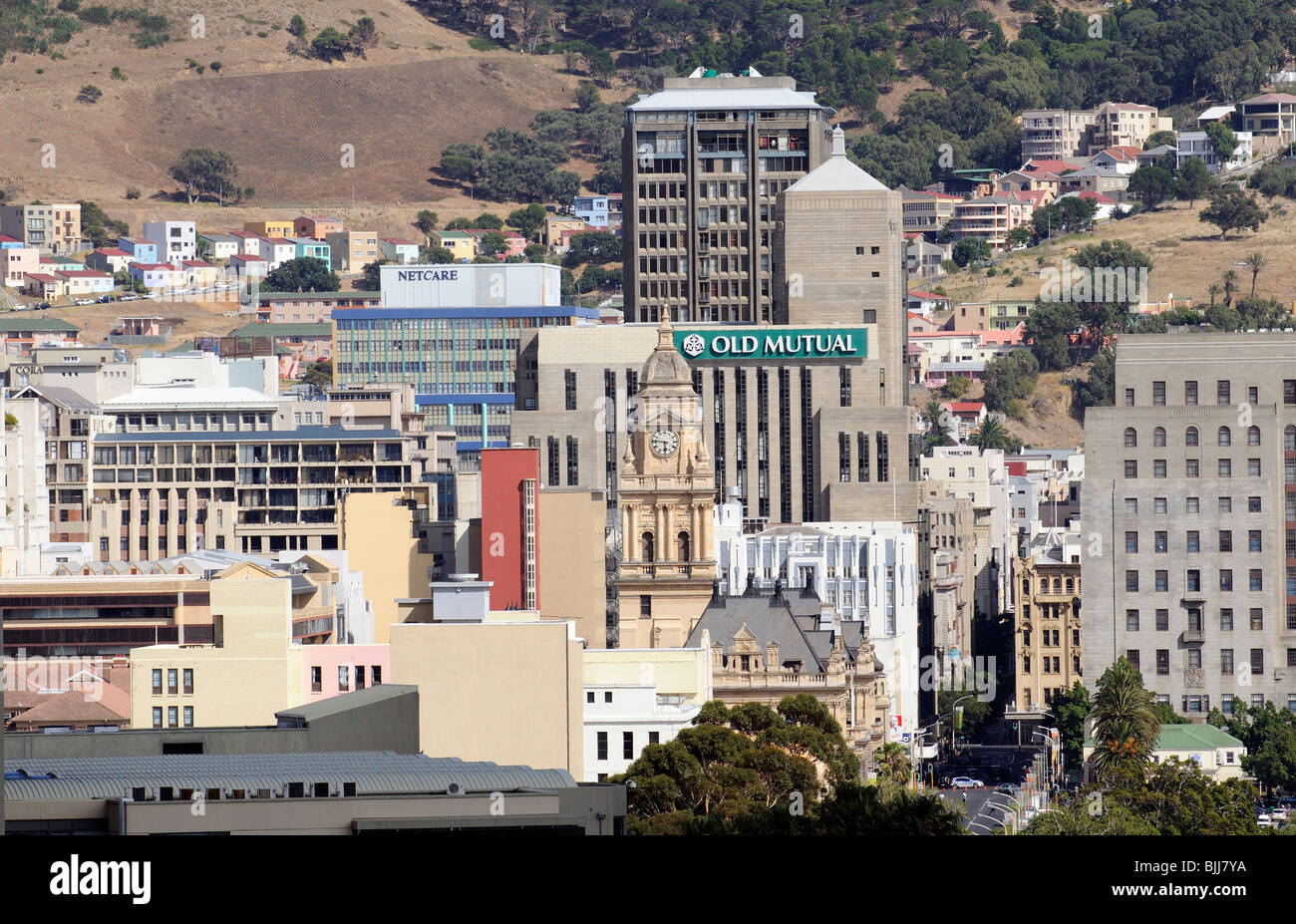 Highrise buildings of Cape Town South Africa city centre Stock Photo ...