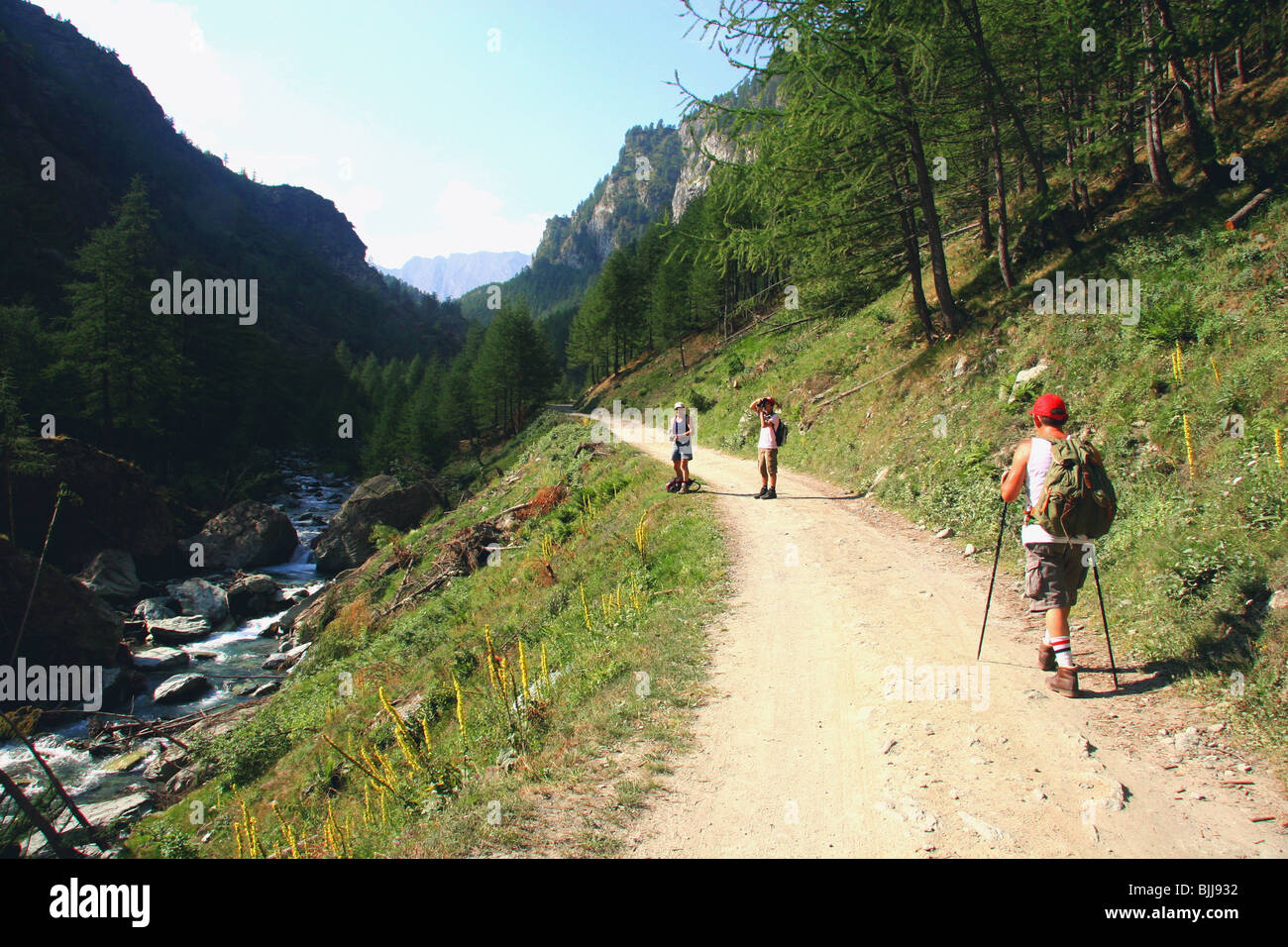 Piedmont: val Pellice Stock Photo - Alamy