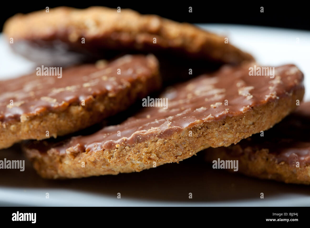 Chocolate coated biscuits hi-res stock photography and images - Alamy