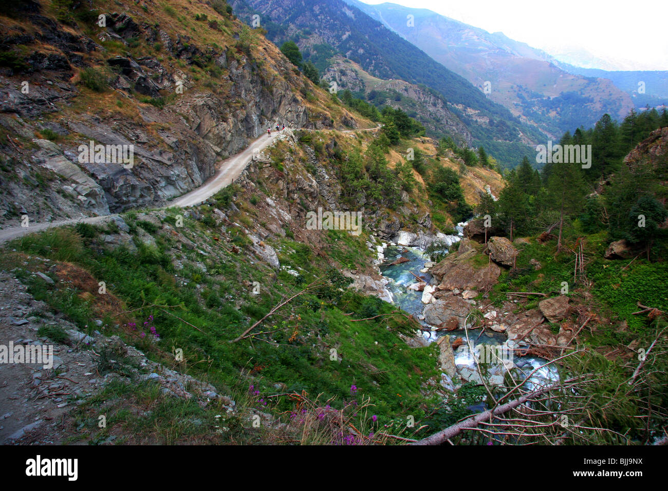 Piedmont: Val Pellice Stock Photo - Alamy
