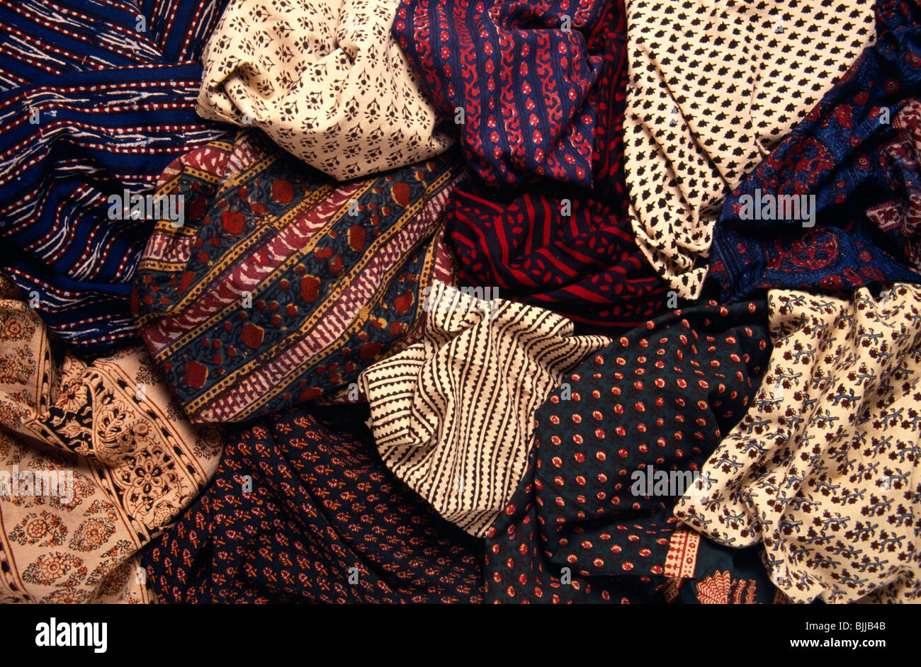 Indian block prints hi-res stock photography and images - Alamy