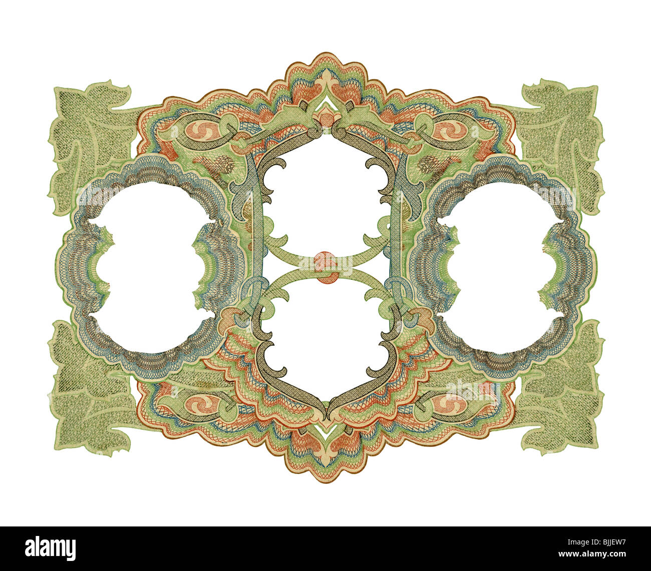 Luxuriously illustrated old colored victorian frame Stock Photo - Alamy