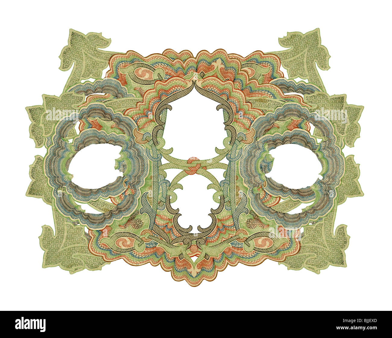 Luxuriously illustrated old colored victorian frame Stock Photo - Alamy