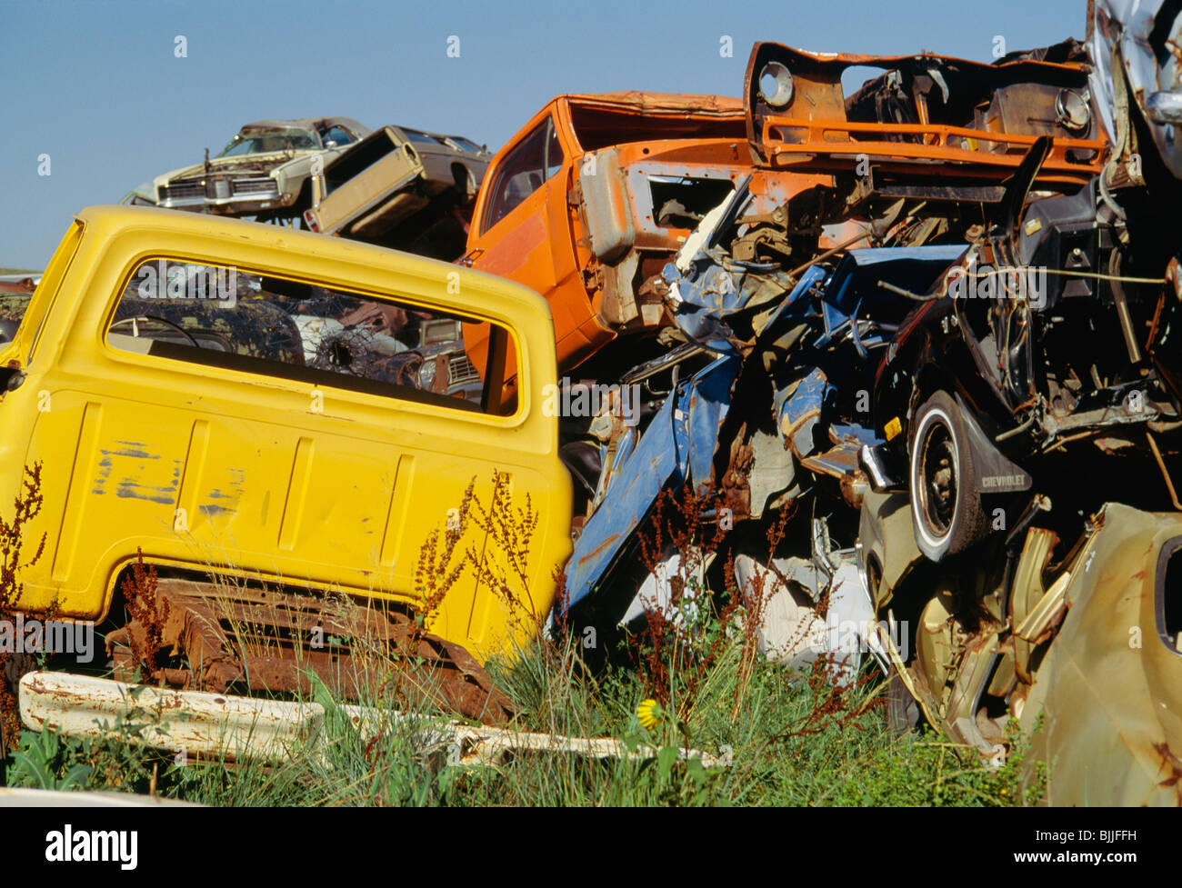 Junk Yard, USA Stock Photo - Alamy