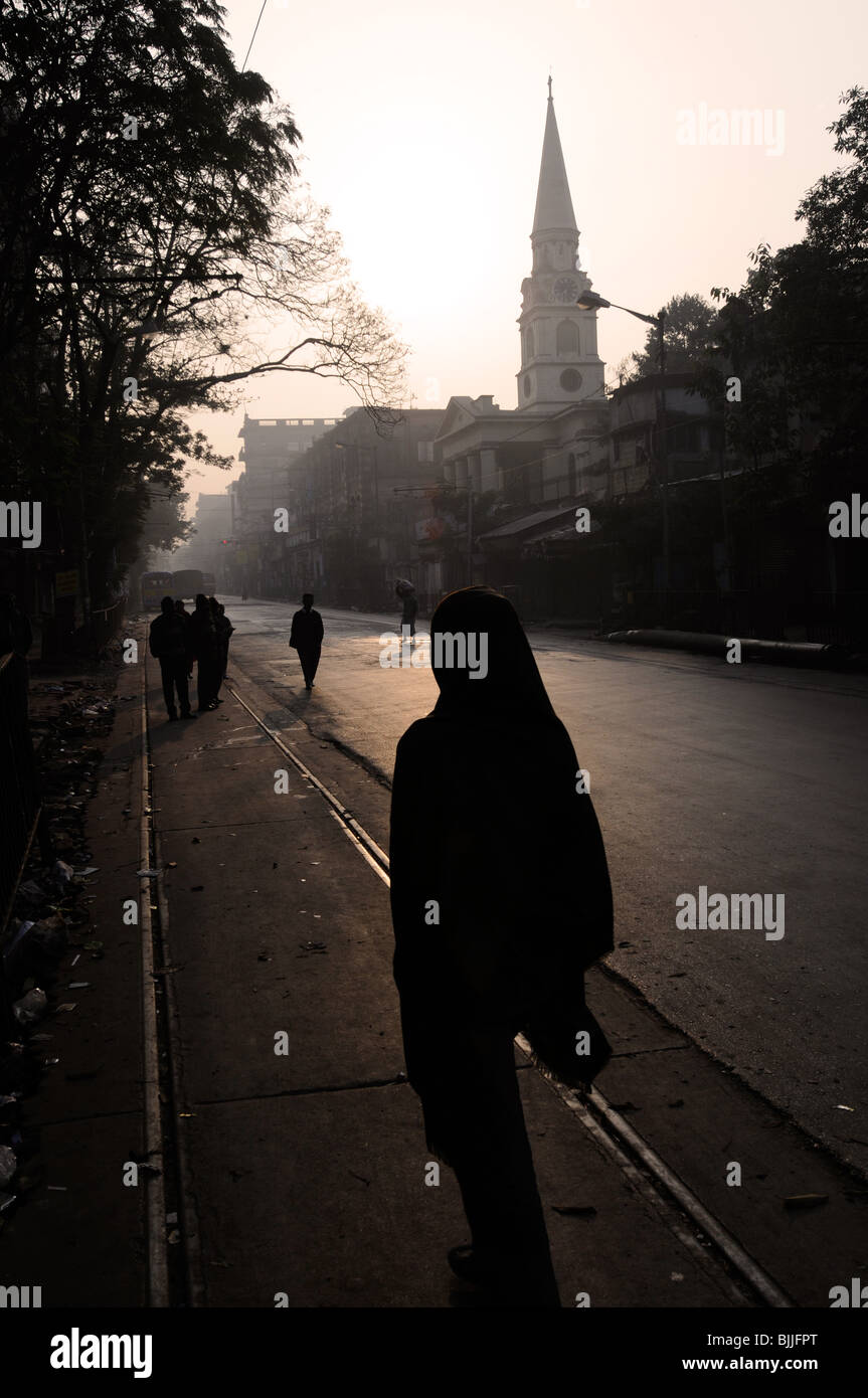 Morning in Calcutta, India Stock Photo - Alamy