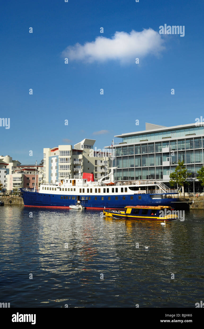 The cruise ship Harmony II berthed at Hannover Quay in the Bristol ...
