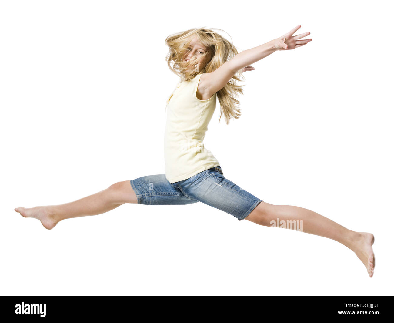 Jumped into his arms Cut Out Stock Images & Pictures - Alamy