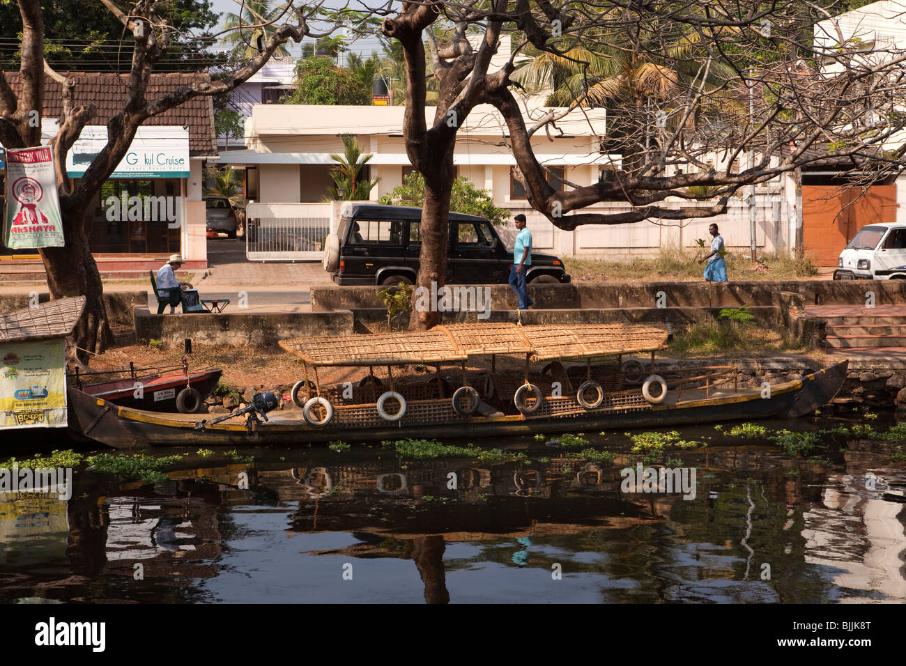 India kerala alleppey north canal hi-res stock photography and images ...