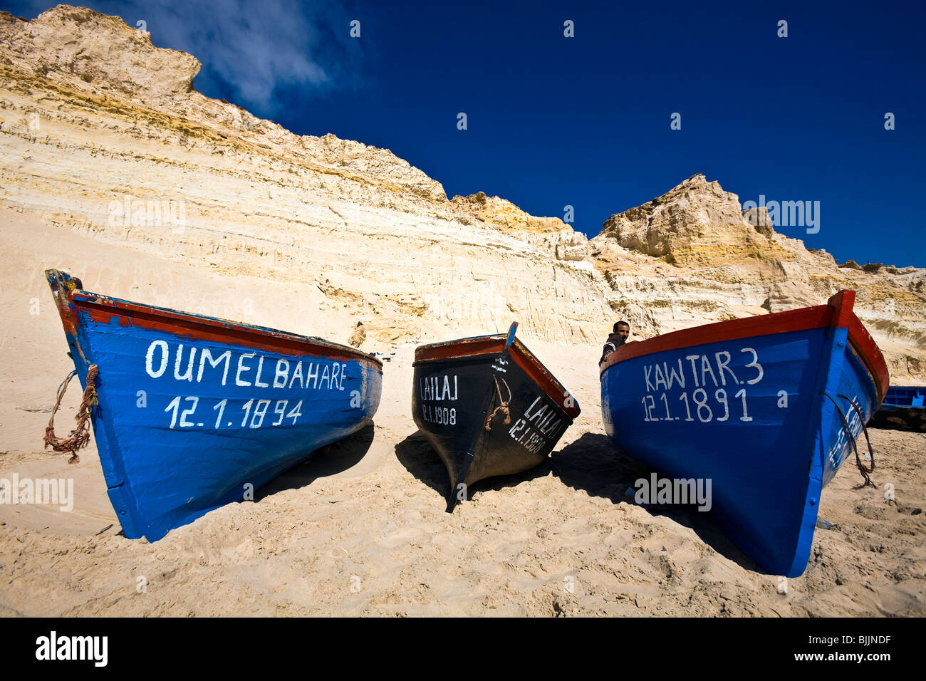 Western Sahara, fishing boats Stock Photo - Alamy