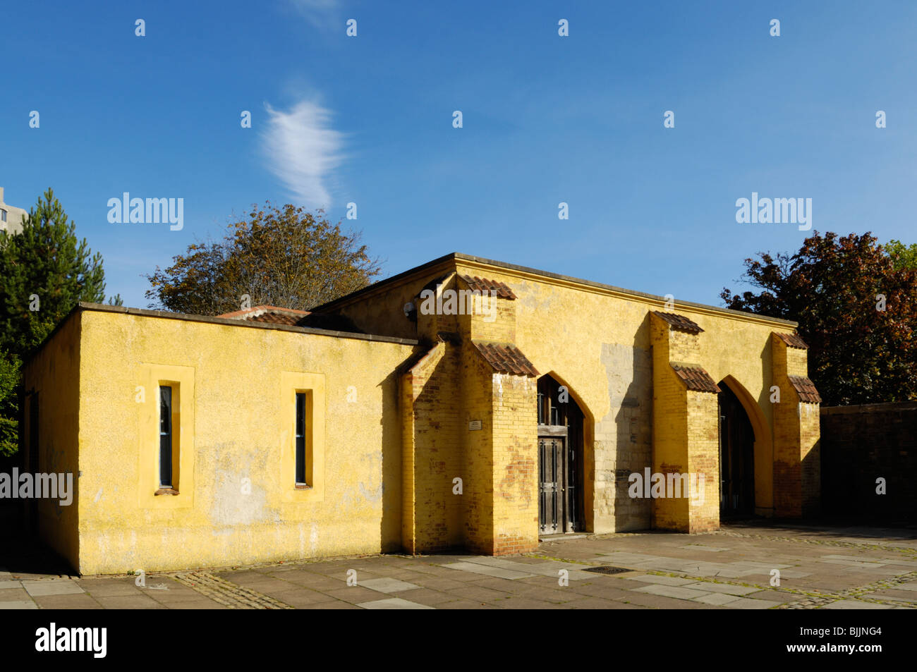 The King's Hall porches at Castle Park, Bristol, England Stock Photo ...