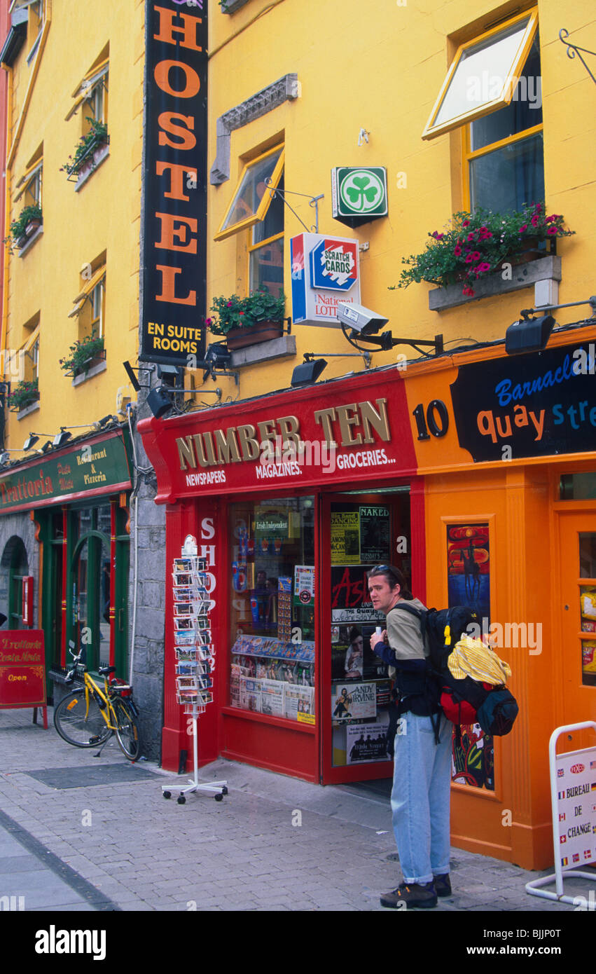 Backpacker Hostel in Galway Stock Photo - Alamy
