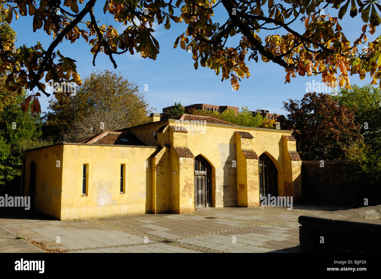 The King's Hall porches at Castle Park, Bristol, England Stock Photo ...