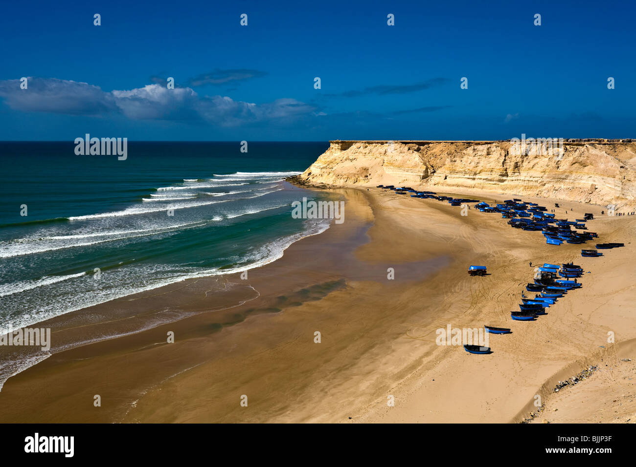 Western Sahara, fishing boats, Atlantic Ocean Stock Photo - Alamy