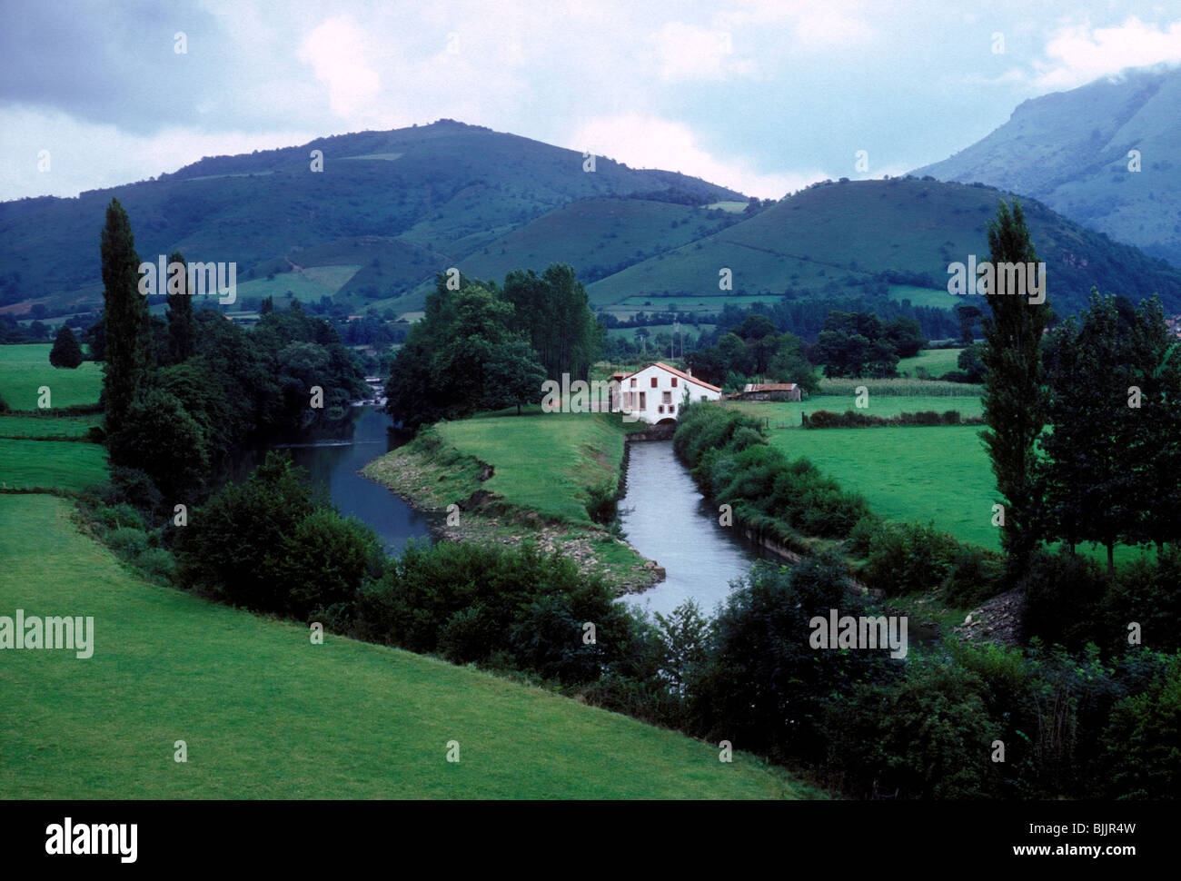 family farm, farm, farmhouse, farmland, farmstead, French Basque ...