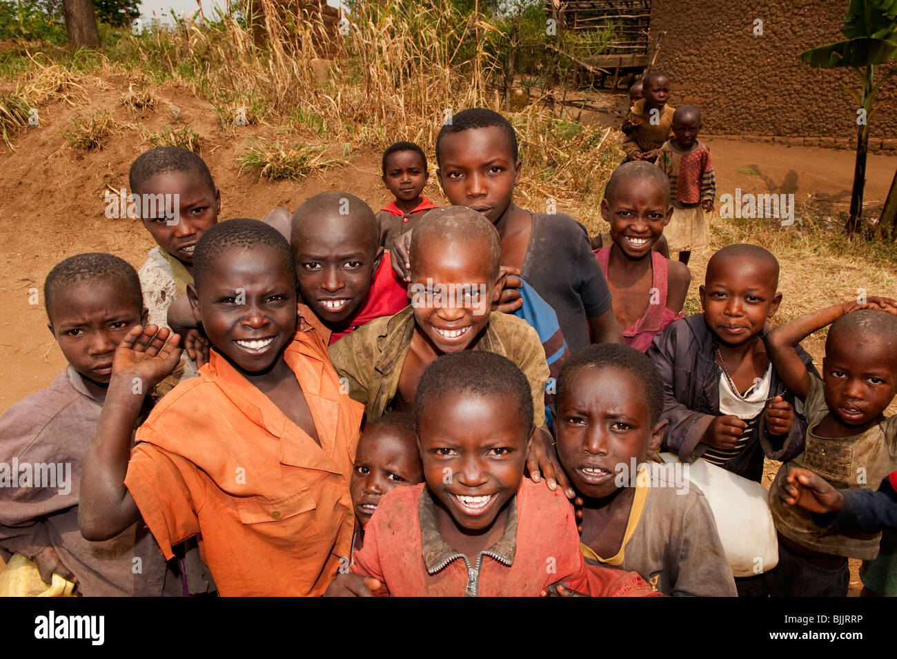 Children smiling africa hi-res stock photography and images - Alamy