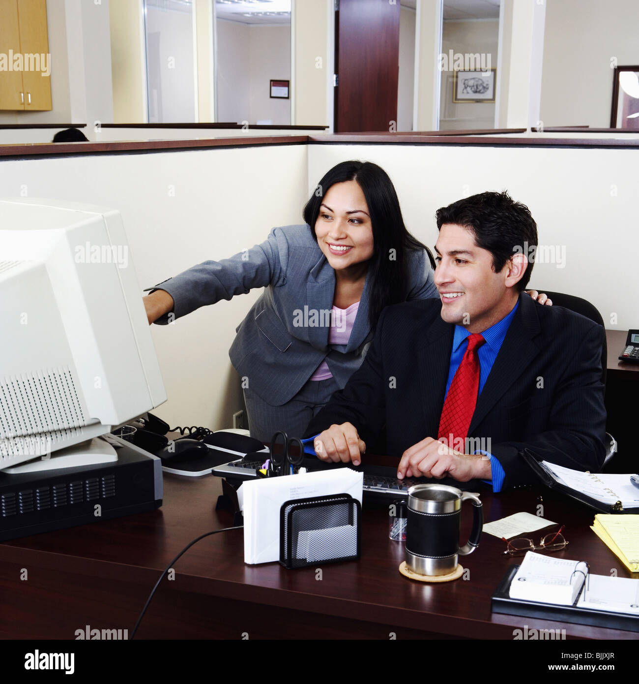 Black shirt offices hi-res stock photography and images - Alamy