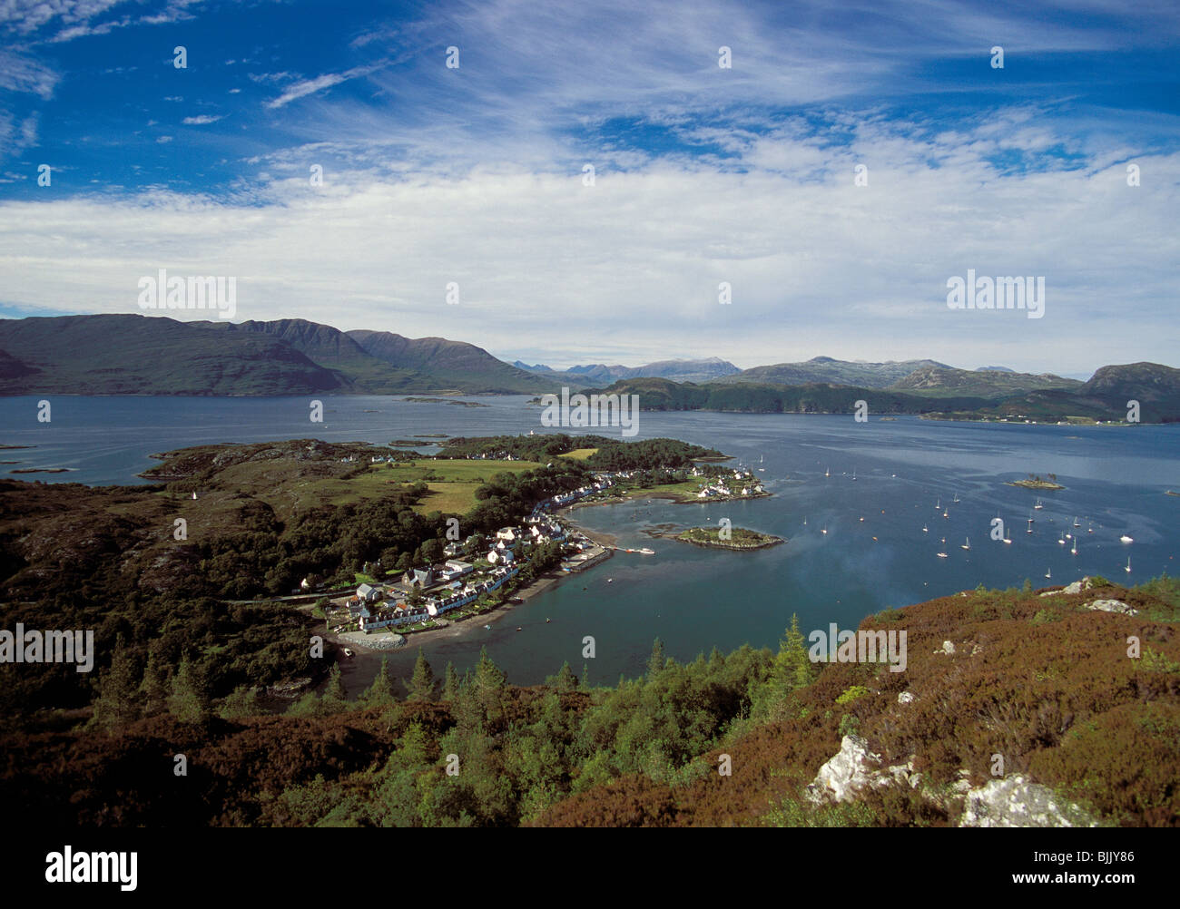 Aerial view of plockton hi-res stock photography and images - Alamy