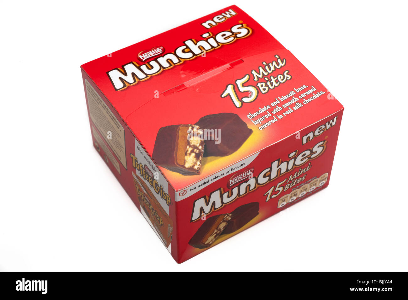 Box of New Nestle 15 mini bite sized Munchies Stock Photo - Alamy