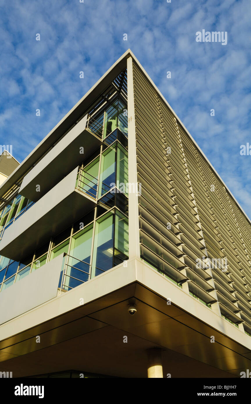 Modern architecture at the Bristol Docks development along Porto Quay ...
