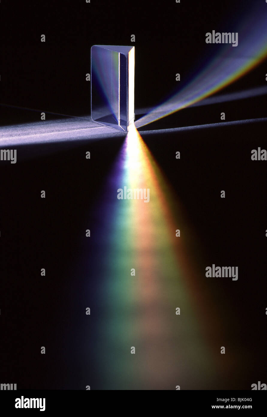 Science Light Refraction Stock Photo - Alamy