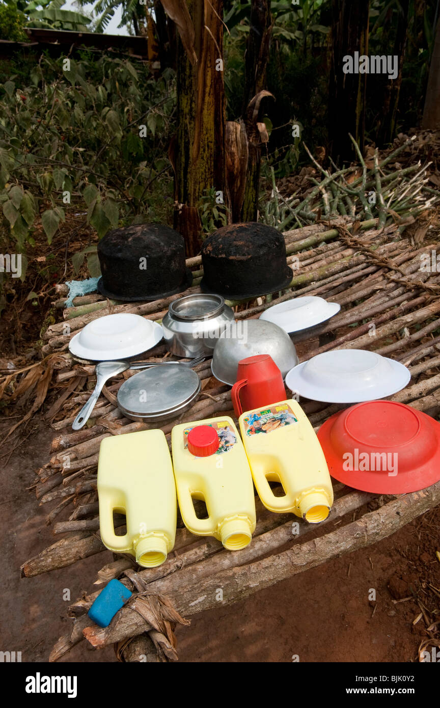 Rural kitchen african kitchen hi-res stock photography and images - Alamy