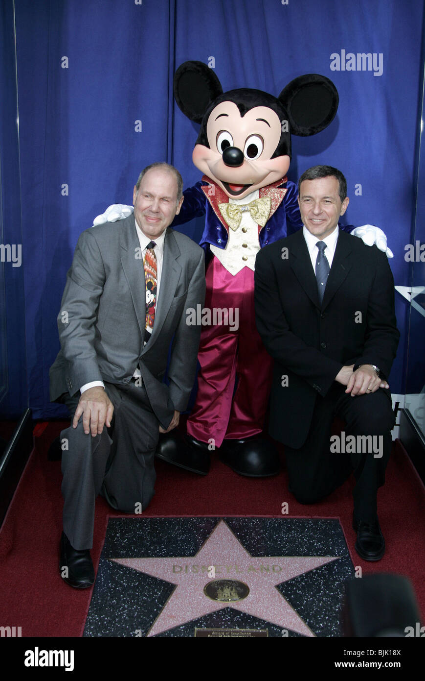 MICHAEL EISNER ROBERT IGER & MICKEY MOUSE DISNEYLAND STAR BY HOLLYWOOD ...