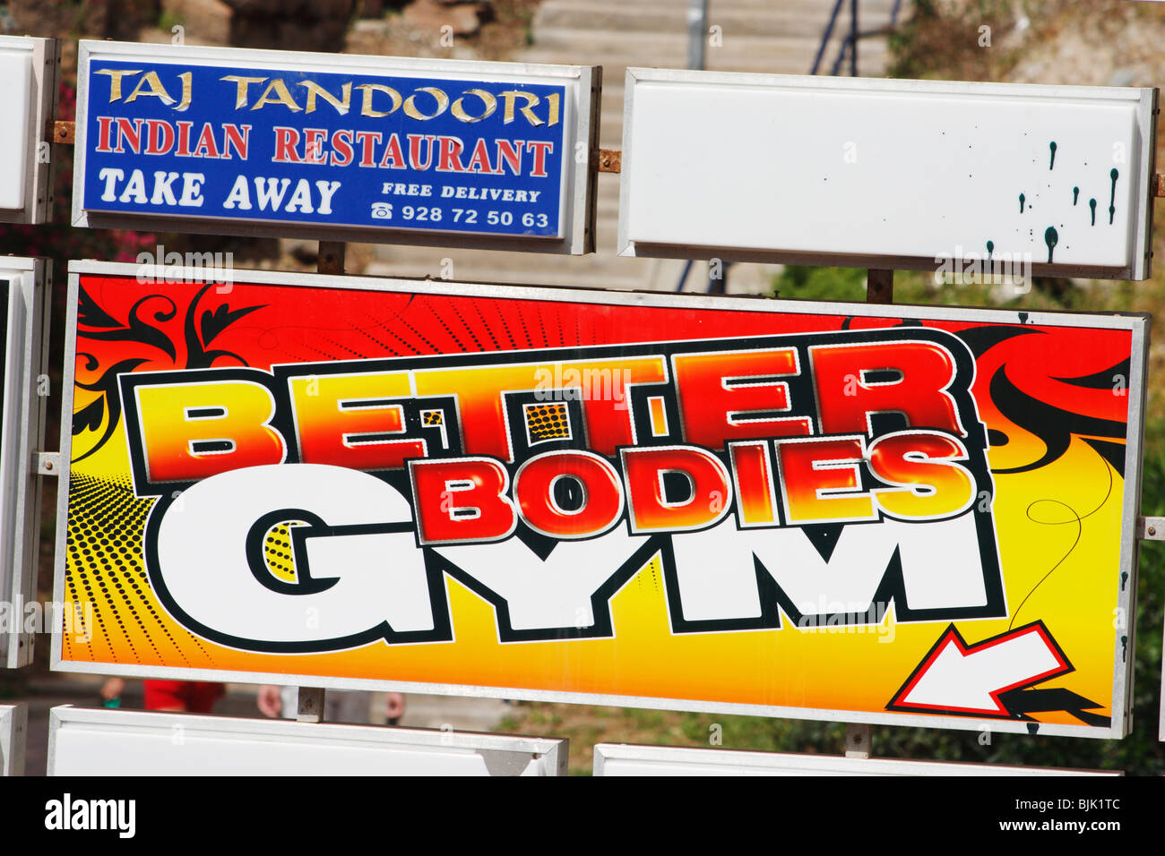 Gym sign hi-res stock photography and images - Alamy