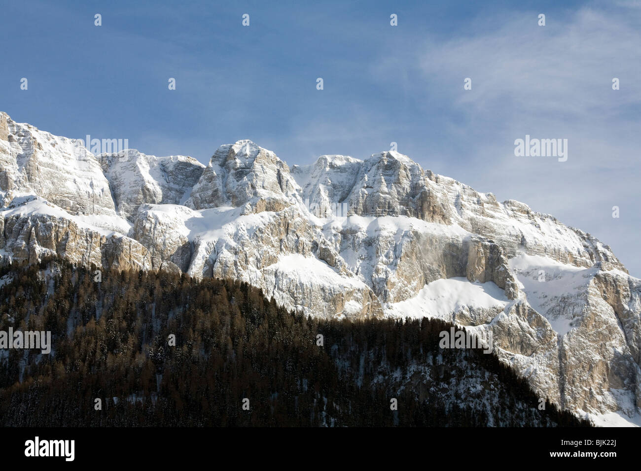 Cliff faces Gruppo del Sella Sella Gruppe Val Gardens Selva Dolomites ...