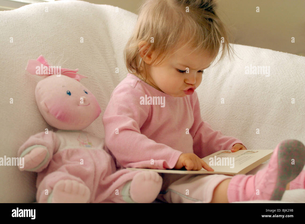 Education Children Reading Stock Photo - Alamy