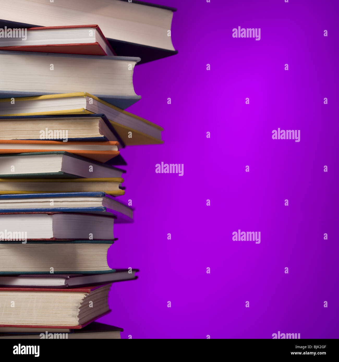 Tall pile books hi-res stock photography and images - Alamy